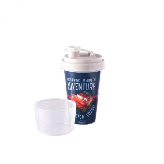 Mini Shakeira de Plástico 320 ml com Misturador, Fechamento Rosca e ...