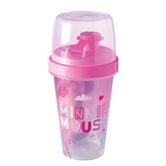 Mini Shakeira de Plástico 320 ml Minnie Rosa - Plasútil - plasutil ...