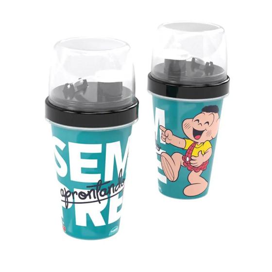 Mini Shakeira Turma da Mônica - Plasútil - 320 ml - Cascão - Shakeira ...