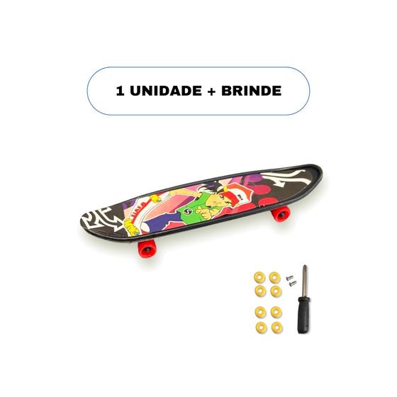 Mini Skate De Dedo Fingerboard Com Lixa Fidget Toy Infantil - XINFULONG ...