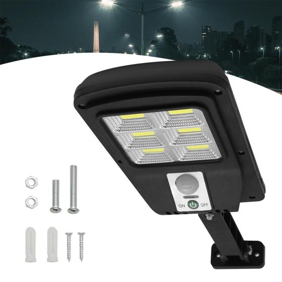 Mini Solar Luminária Poste Rua Led 40w C/sensor Luz Frio - Ry ...