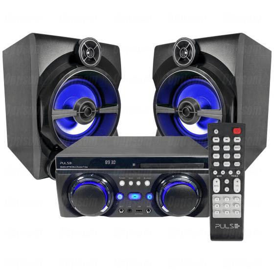Mini System Bluetooth Rádio Dvd Pulse 2350w Rms Sp700 Com Controle ...