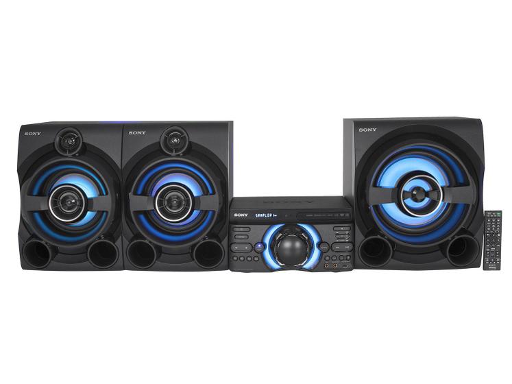 Mini System Sony Bluetooth DVD USB MP3 CD Player - Rádio FM 2150W 2 ...