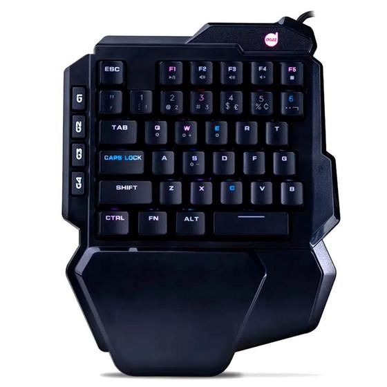 Mini Teclado Gamer Mecânico DAZZ - Switch Azul - LED RGB - 62000020 ...