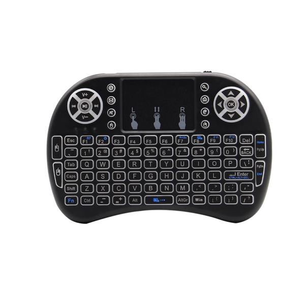 Mini Teclado Keyboard Sem Fio Wireless Iluminado Luz Led - Mini ...