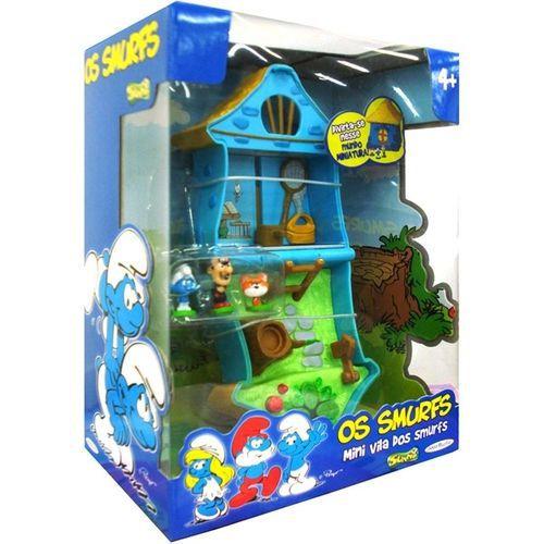Mini Vila Dos Smurfs Azul Casa do Gargamel Sunny - Playsets - Magazine ...