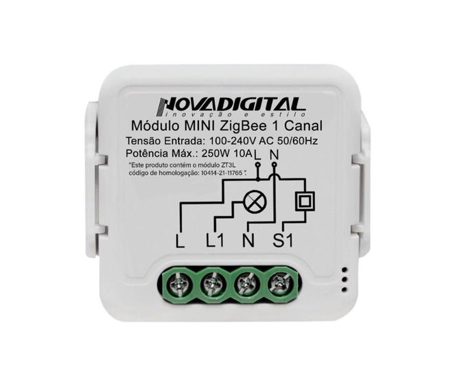 Mini Zigbee 2 Way Módulo Controlador Interruptor 1 Canais Compatível ...