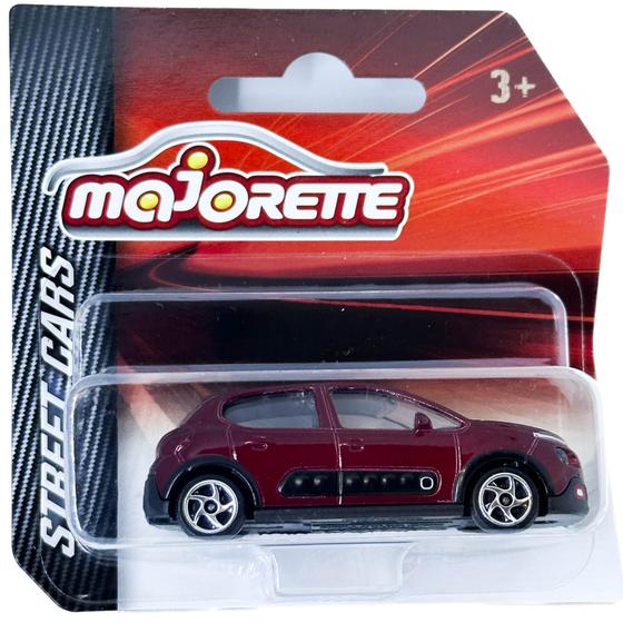 Miniatura - 1:64 - Citroen C3 Vermelho - Street Cars - Majorette ...