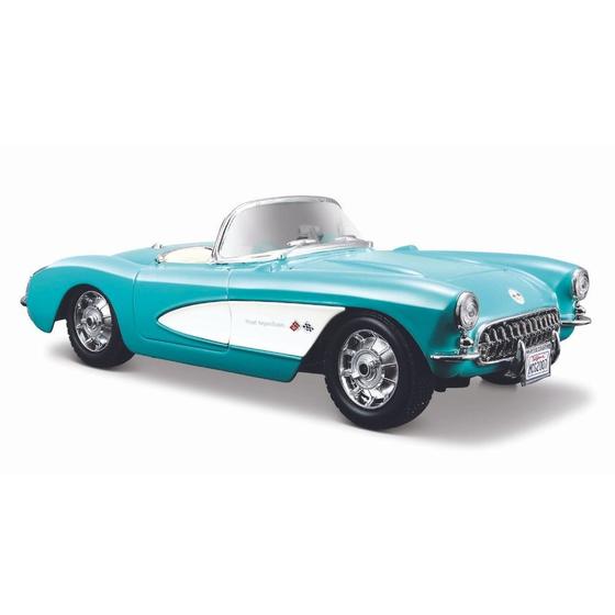 Miniatura 1957 Chevrolet Corvette -1:24 - Maisto - Carrinhos e Cia ...