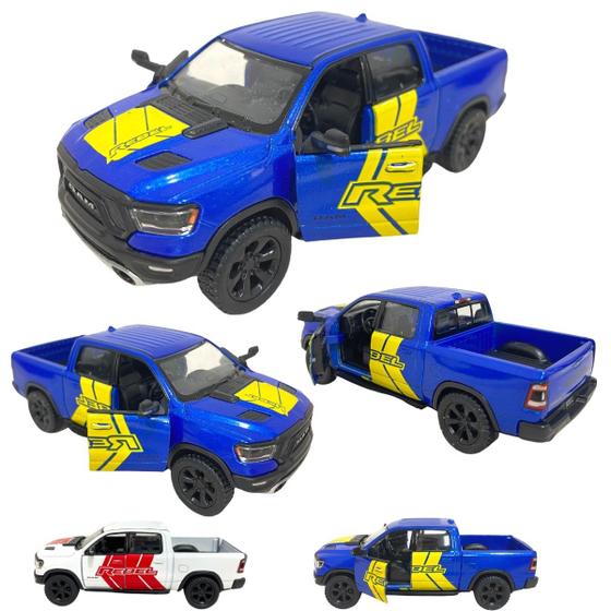 Miniatura Caminhonete Dodge Ram Kinsmart Metal Abre Porta - Europio ...