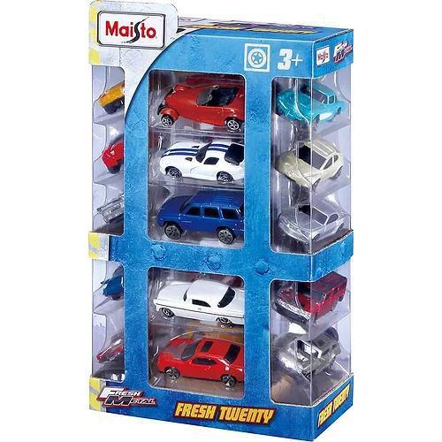 Miniatura carrinhos Pack C/20 Carros Maisto Fresh Metal 100 Collection ...