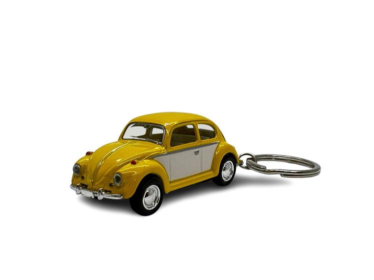Miniatura Chaveiro Volkswagen Fusca Amarelo Metal 1:64 - Kinsmart ...