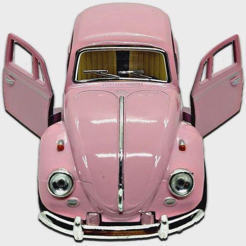 Miniatura Coleção Fusca Rosa 1967 Clássico Escala 1/32. - toys ...