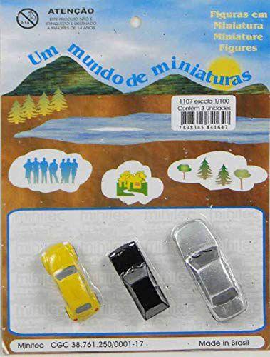 Miniatura de Carros Maquete 1/100 1107 Minitec 03 Peças - Carrinho de ...