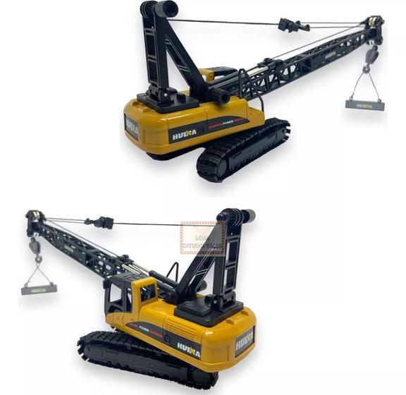 Miniatura Ferro Guindaste Coleção Crianças Articulado Obras - Huina ...