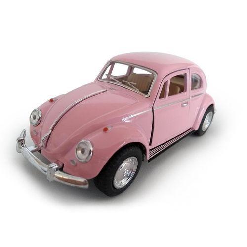 Miniatura Fusca Escala 1:32 Rosa Pink Carrinho Metal - HYPEM ...