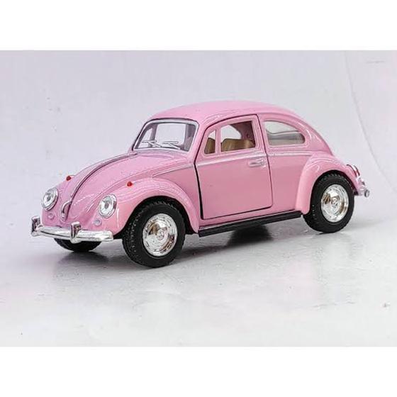 Miniatura Fusca rosa escala 1:36 - Toys - Carrinhos e Cia - Magazine Luiza