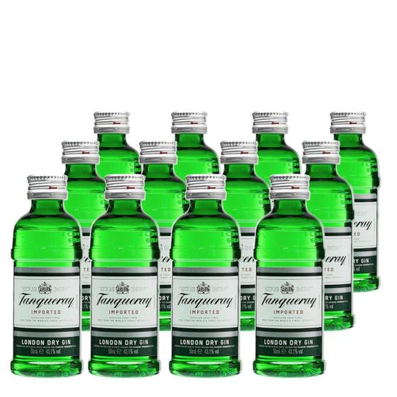Miniatura Gin Tanqueray 50ml 12 Unidades - Gin - Magazine Luiza