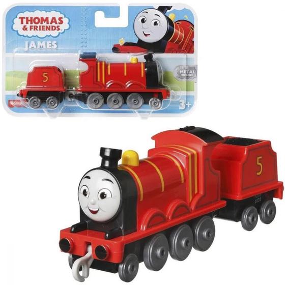 Miniatura James Thomas e Seus Amigos Trens com Vagao Hfx91 Mattel - Trem de Brinquedo - Magazine ...