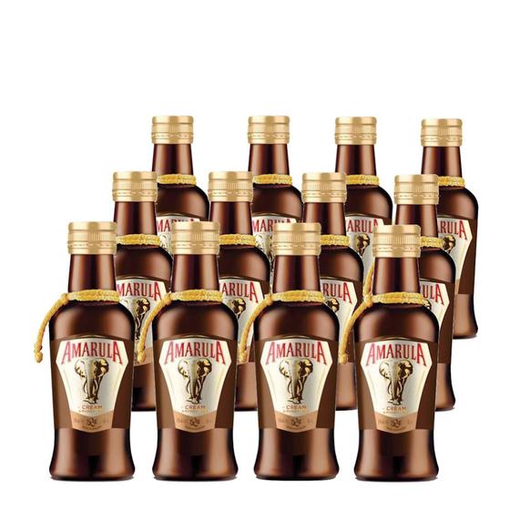 Miniatura Licor Amarula 50ml 12 Unidades - Licor - Magazine Luiza