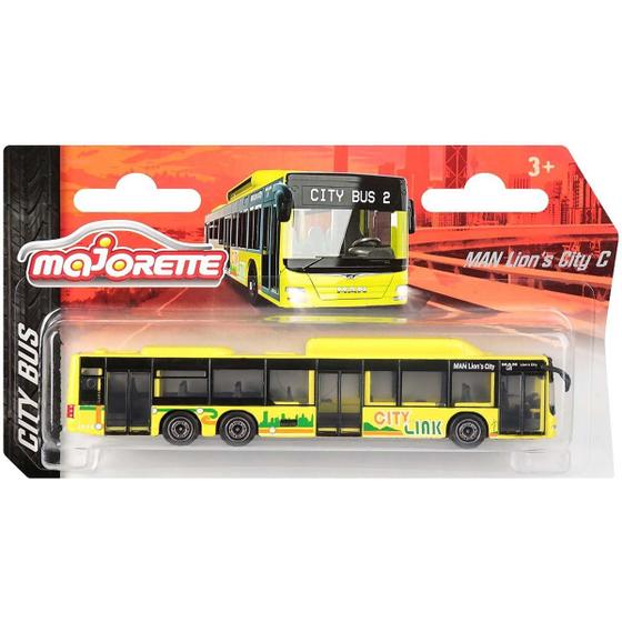 Miniatura Majorette City Bus Man Lion's City C Onibus 1/64 Amarelo ...