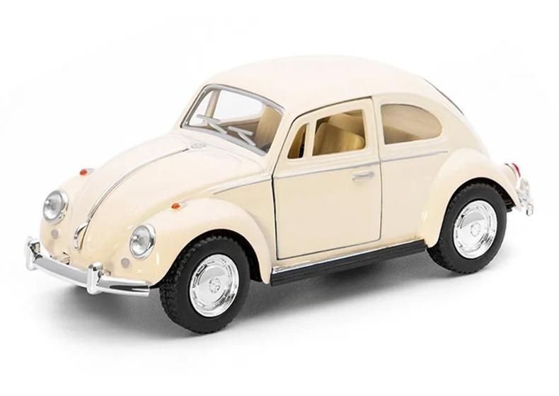 Miniatura Metal Volkswagen Fusca Bege 1967 KT5057D 75 - Kinsmart ...