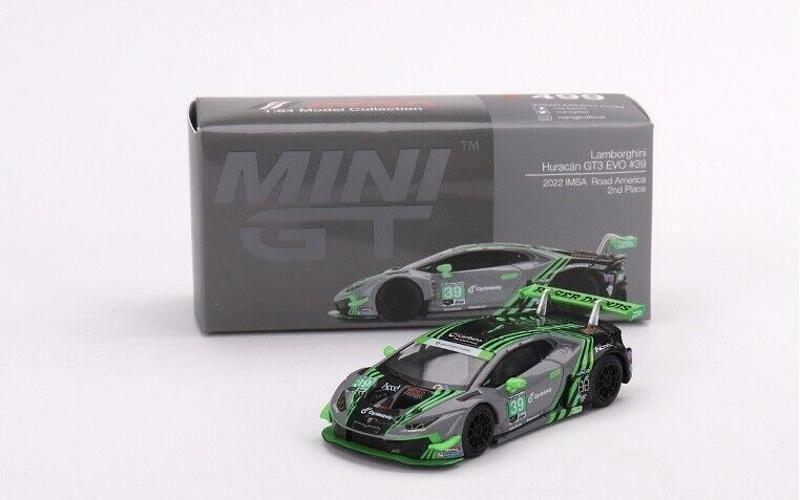 Miniatura Mini Gt Lamborghini Huracan Gt3 Evo 2Nd Place 1/64 ...