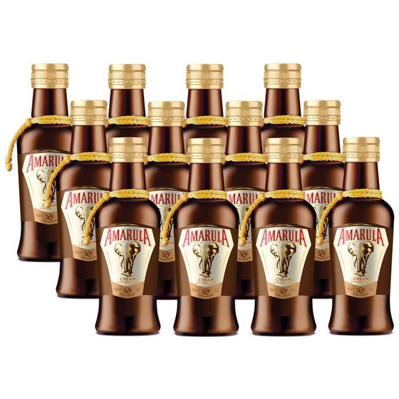 Miniatura Mini Licor Amarula 50ml 12 Unidades - Licor - Magazine Luiza