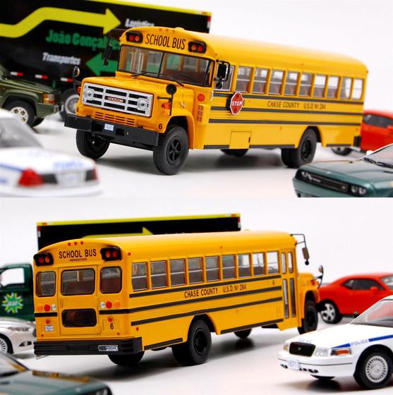 Miniatura Onibus Escolar Americano Gmc 6000 Ixo Escala 1/43 - Ixo ...