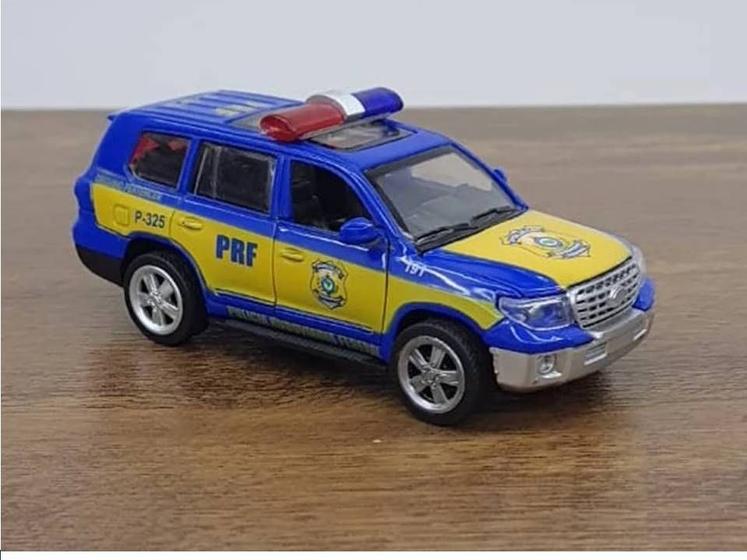 Miniatura Viatura Carro Policia Rodoviaria Federal Metal e Fricção ...