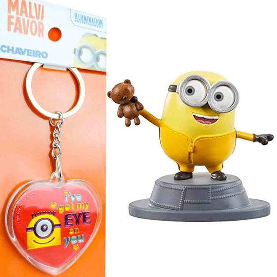 Minions Boneco com Base Bob The Rise of Gru Mattel + Chaveiro - Bonecos ...
