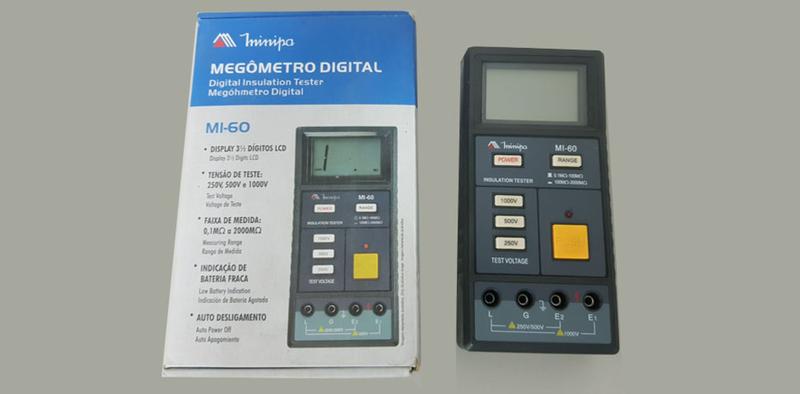 Minipa megometro digital mi-60 - Multímetro - Magazine Luiza