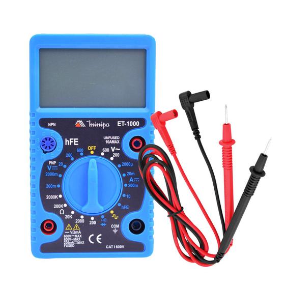 Minipa Multímetro Digital Et-1000 - Multímetro - Magazine Luiza