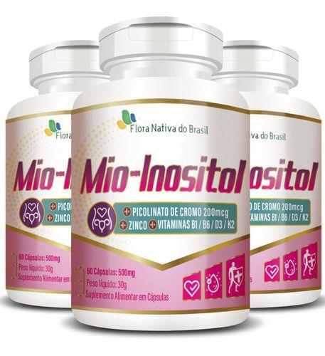 Mio Inositol 3 X 60 Cápsulas - Flora Nativa - Vitaminas A-Z - Magazine ...