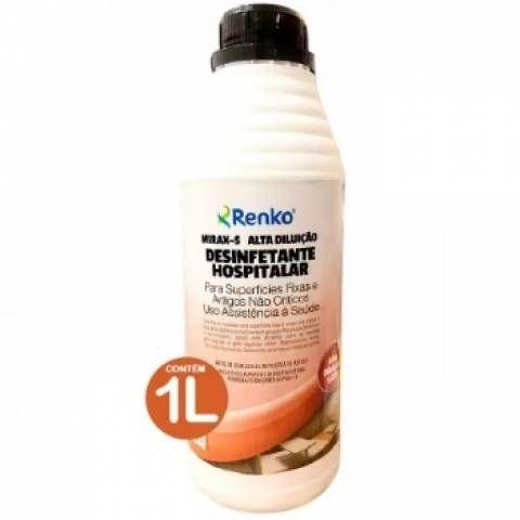 Mirax-s Desinfetante Hospitalar sem Perfume 1l Mads Renko ...