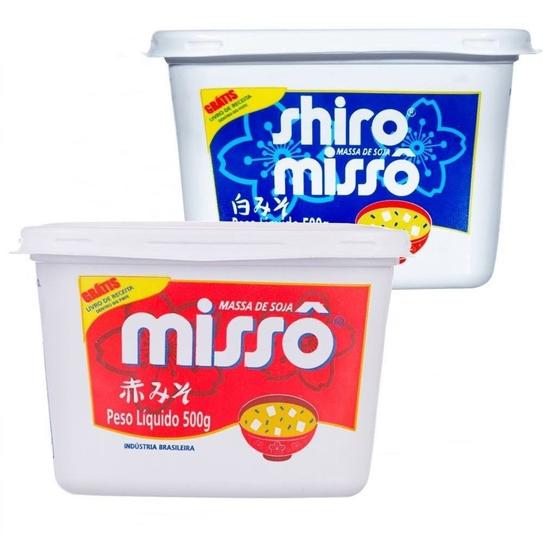 Misso Sakura Aka Vermelho 500g +1 Shiro Branco 500g (Kit 2) - Sakura ...