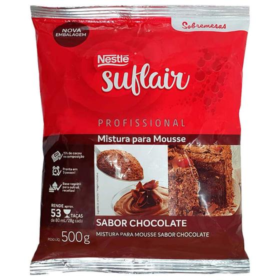 Mistura Mousse Suflair Chocolate 500g - Nestlé - Mousse - Magazine Luiza