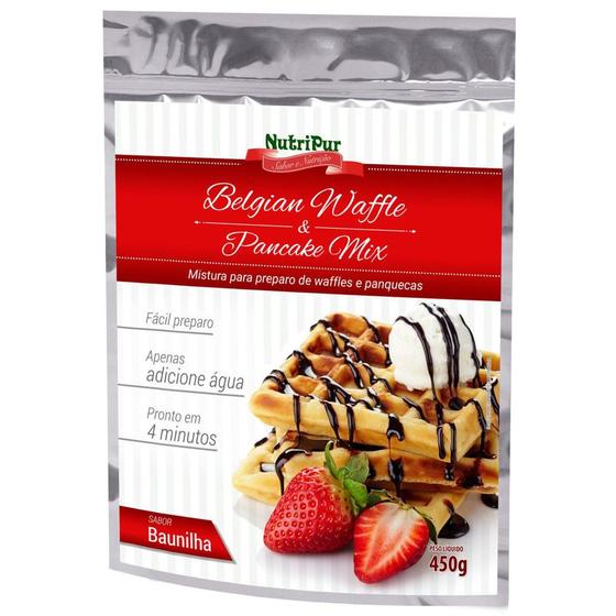 Mistura Para Waffle e Panqueca Nutripur 450g - Alimentos Básicos ...