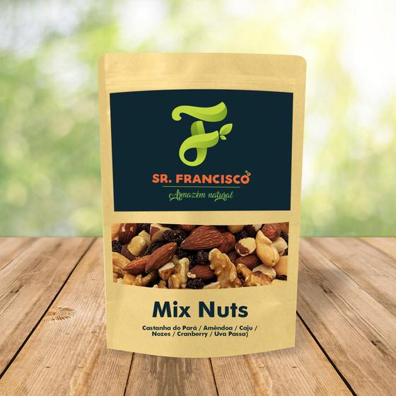 Mix Nuts 1Kg (Castanha do Pará / Amendoa / Caju / Nozes / Uva Passa ...