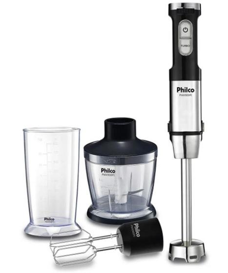 Mixer Elétrico Philco PMX900PI com 5 Acessórios Preto 850W - Mixer ...