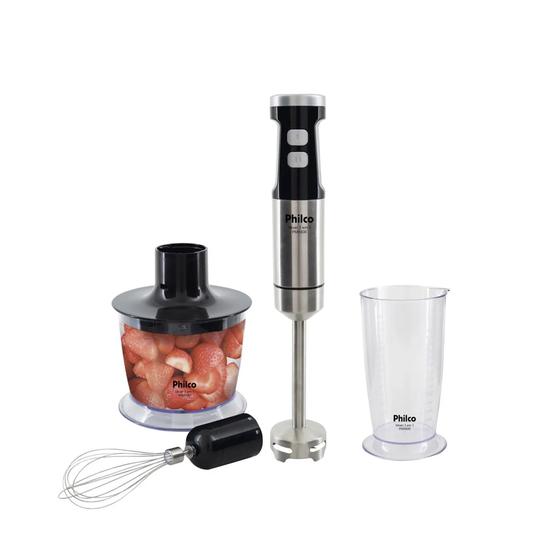 Mixer Philco 3 em 1 Preto 600W PMX600 - 2 Velocidades 220v - Mixer ...