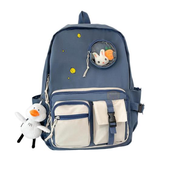 Mochila Bolsa K-pop Feminina P/ Personalizar Kawaii Coreana - Vallera ...