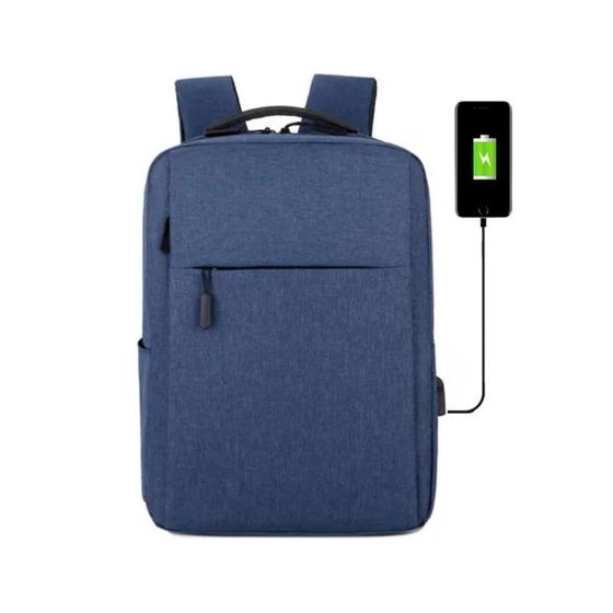 Mochila Bolsa Slim Unissex para Notebook saída USB Escola Faculdade Passeio Viagem - Smart Lions ...