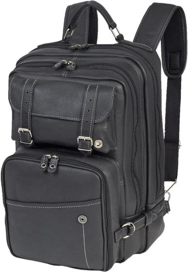 Mochila couro legitimo porta notebook de até 17 polegadas - Largadao ...