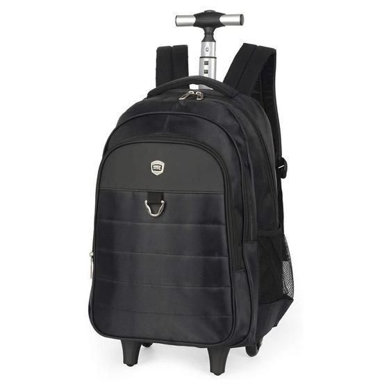Mochila Executiva Rodas Notebook Polo King EC21030PK Preto - Luxcel ...
