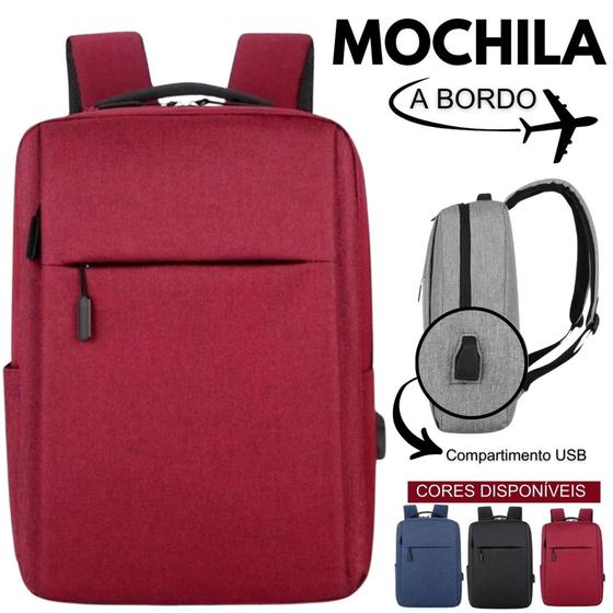 Mochila Grande Viagem Escolar Mochila De Bordo Impermeável Top - New ...