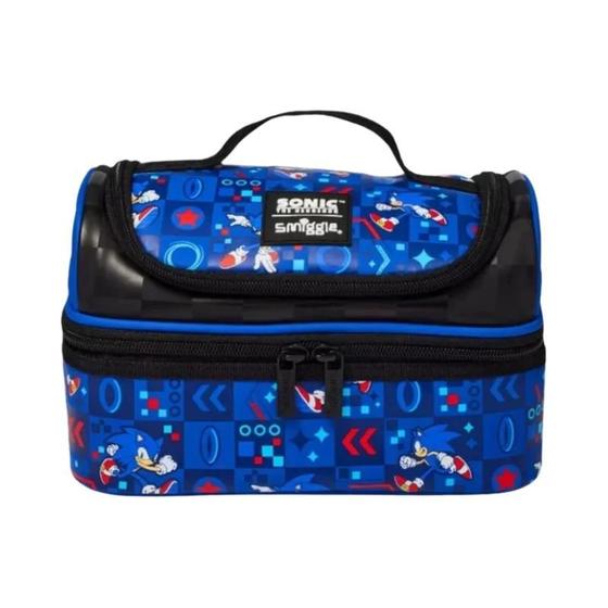 Mochila Infantil Anime Smiggle Sonic, Lancheira, Estojo De Lápis, Copo ...