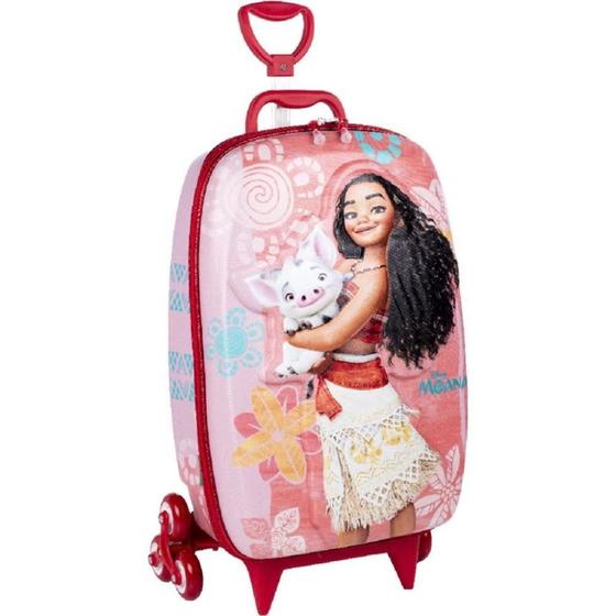 Mochila Infantil Princesa Moana Disney Rodinha Tripla Maxtoy ...