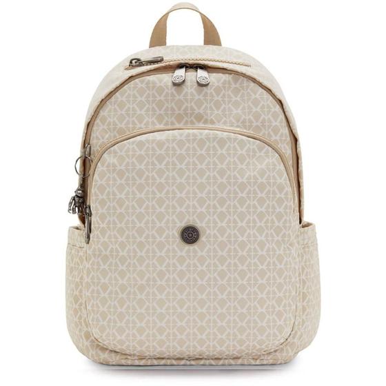 Mochila Kipling Delia Signature Beige - Mochilas - Magazine Luiza