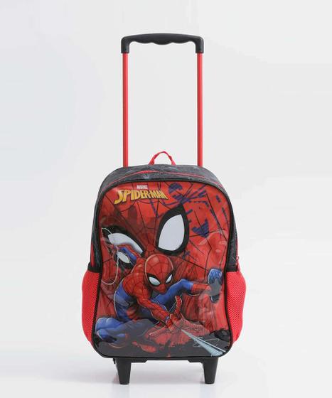 Mochila Mala Com Rodas Infantil Homem Aranha Marvel - Mochila Infantil ...